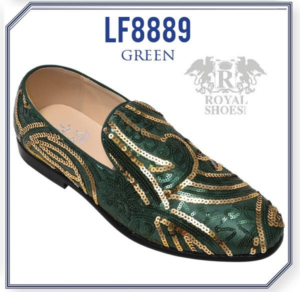 Royal Shoes Green Sequence Shoe 8889 – Essuitsal.COM